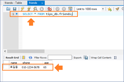 팁스소프트 > MFC/API 가이드 > [DBMS] Workbench로 스키마와 테이블 만들기